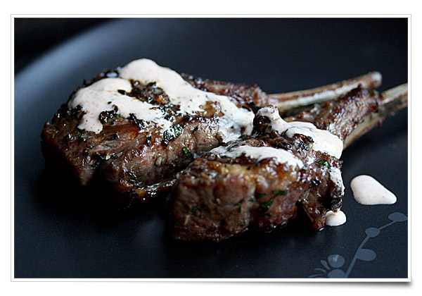 Frenched Rack of Lamb with Feta Sauce – SoupAddict