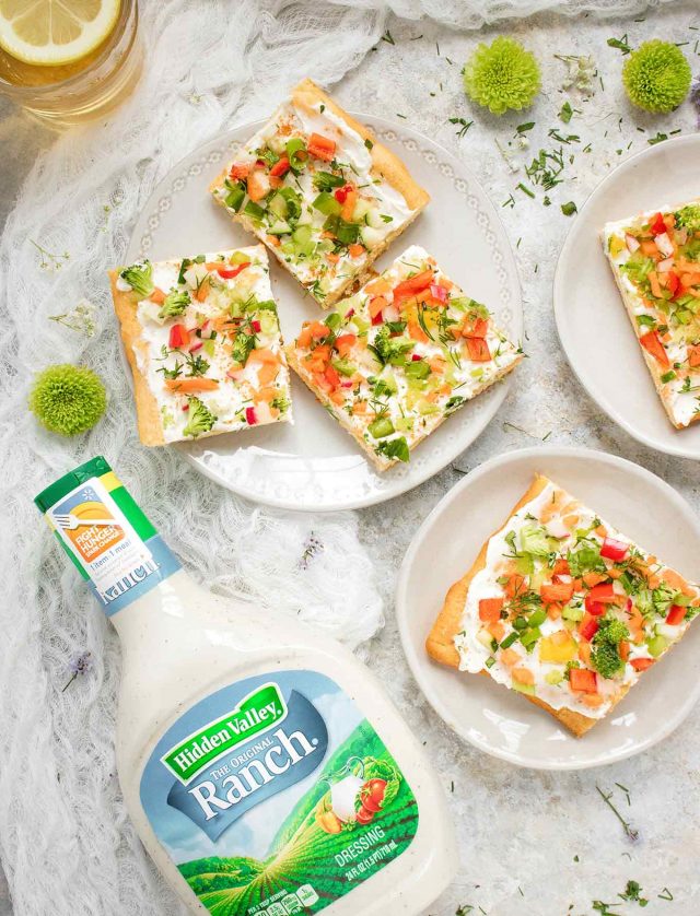 Ranch Veggie Pizza Appetizer – SoupAddict