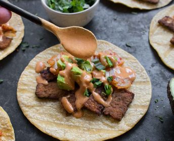 Kimchi Tacos with Gochujang Aioli – SoupAddict