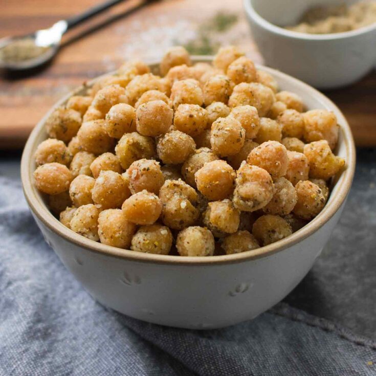 Dill Pickle Chickpeas - Crispy and Irresistible! - SoupAddict