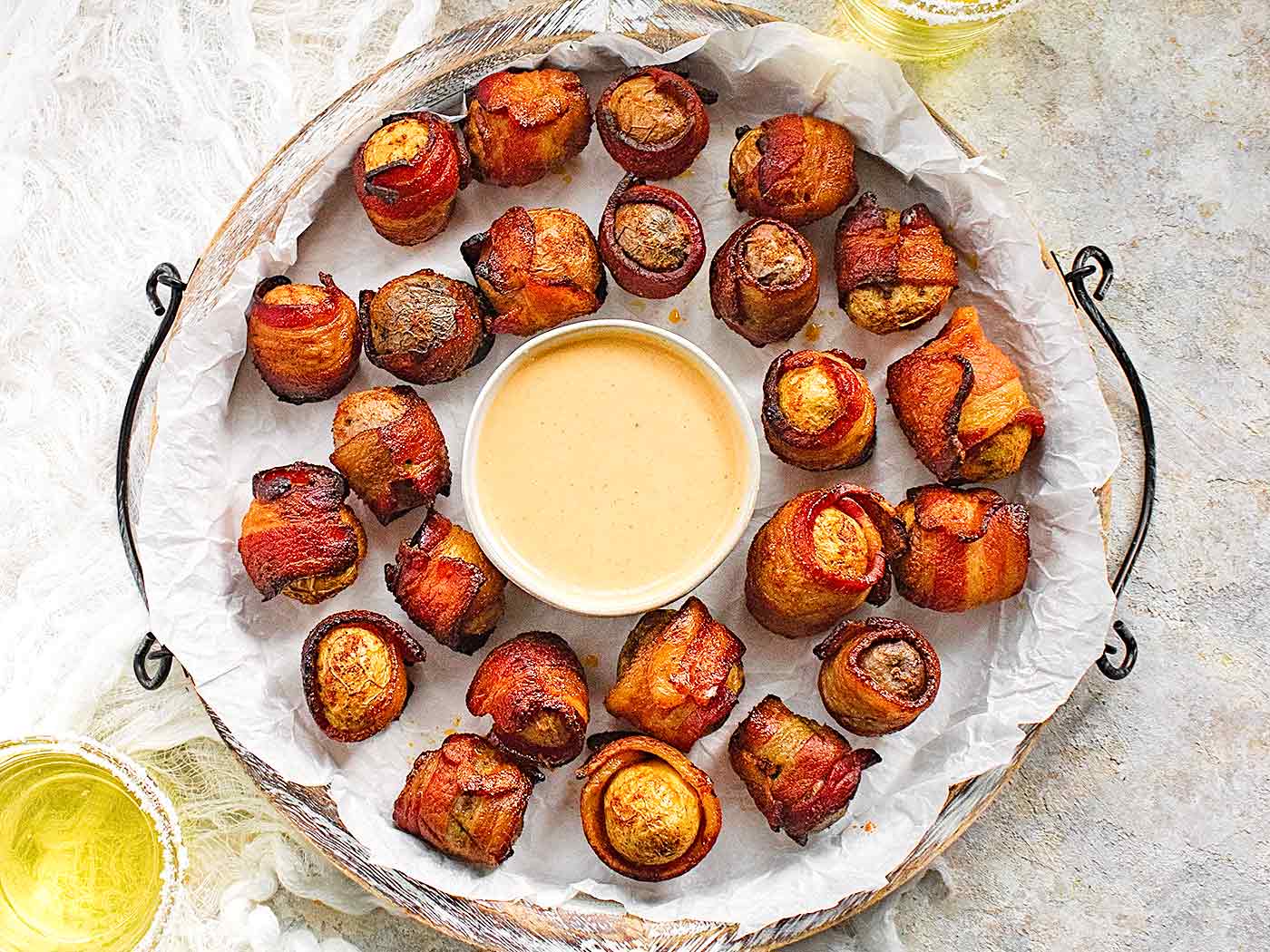 Bacon Wrapped Potatoes | Bacon Appetizers – SoupAddict
