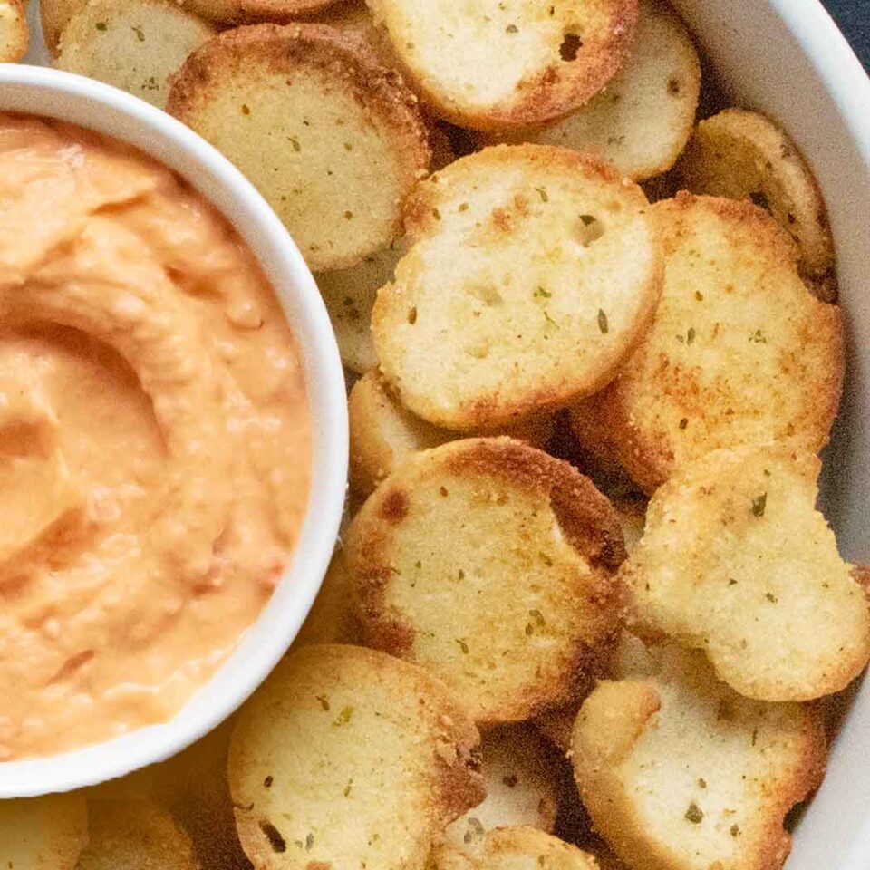Homemade Bagel Chips – Ranch, Everything Bagel and more!