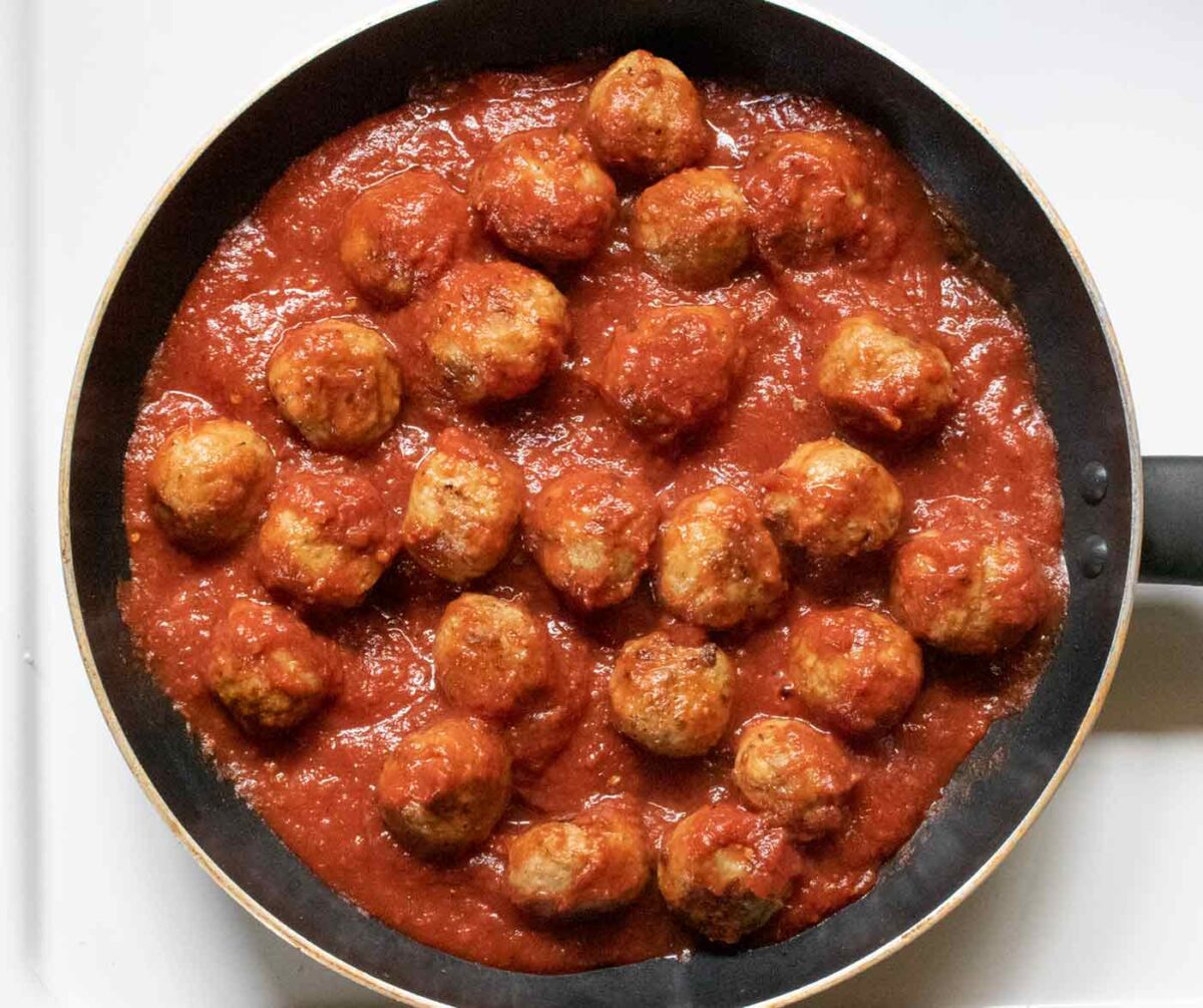 Easy Pizza Meatballs