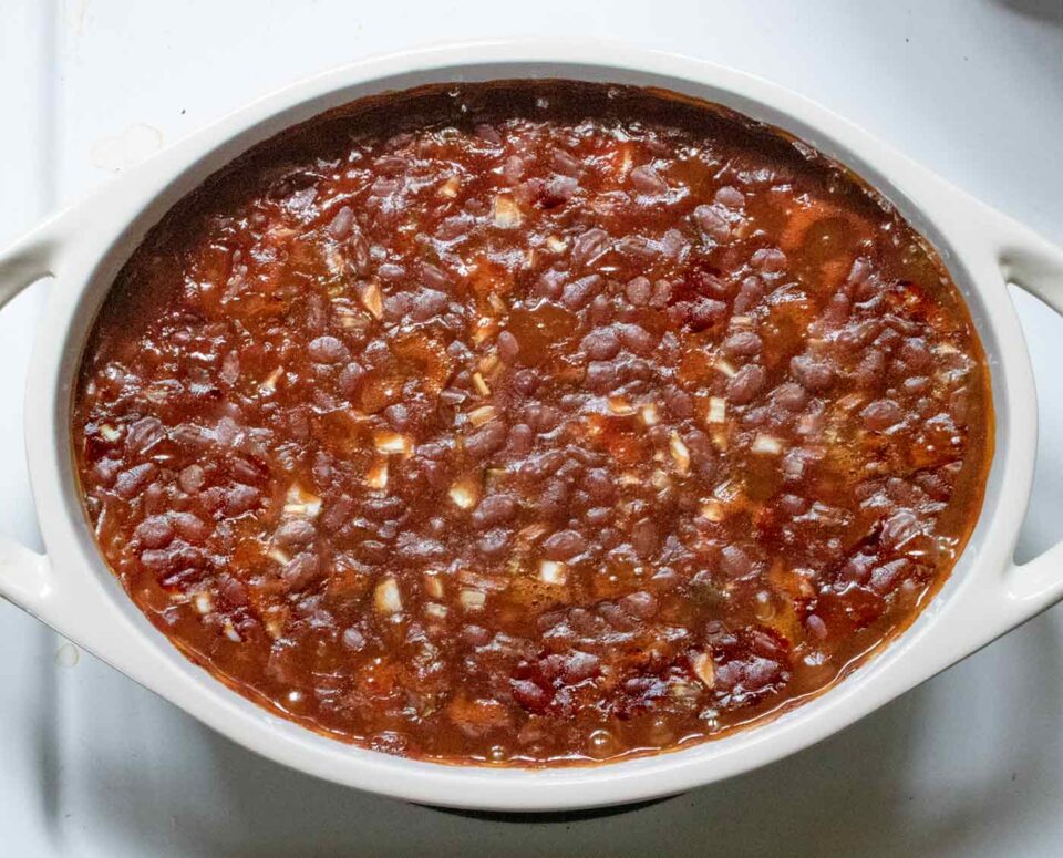 Oven-baked Canned Baked Beans