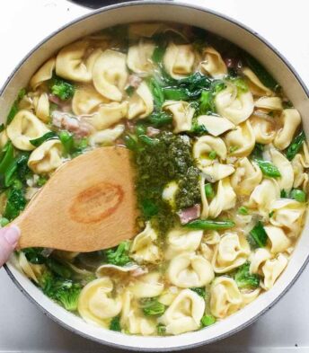 Tortellini Primavera Soup
