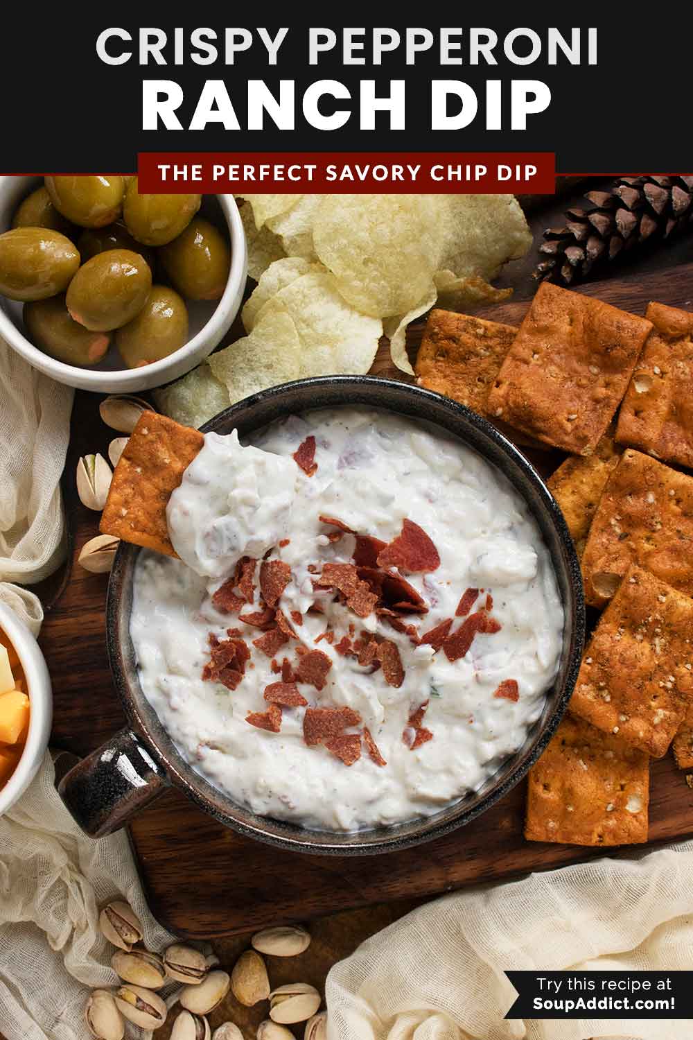Crispy Pepperoni Ranch Dip – SoupAddict